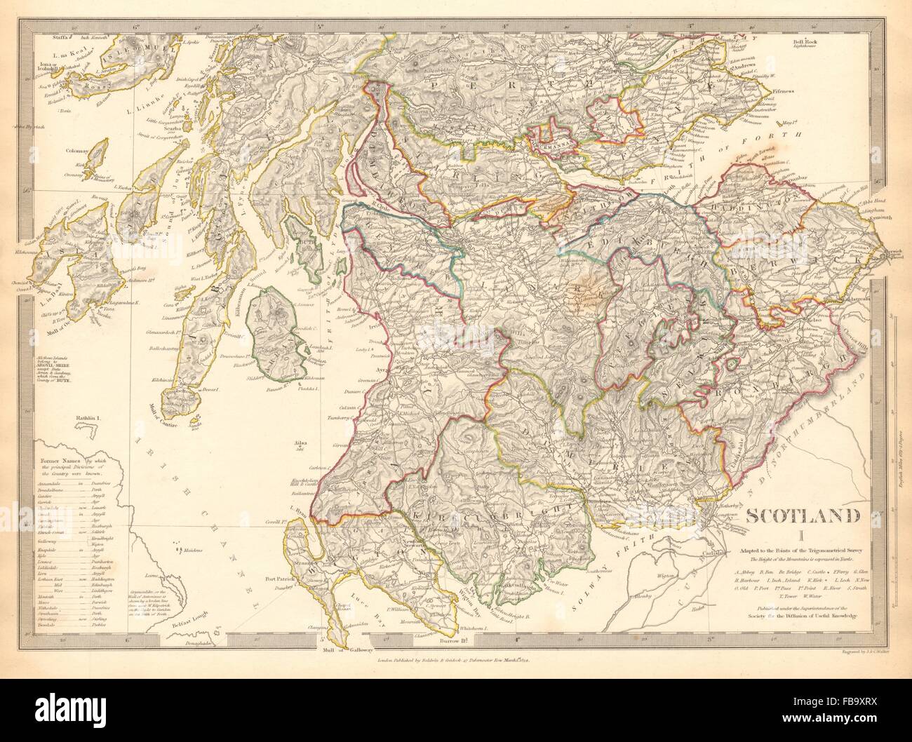 Perthshire scotland and map hi-res stock photography and images - Alamy