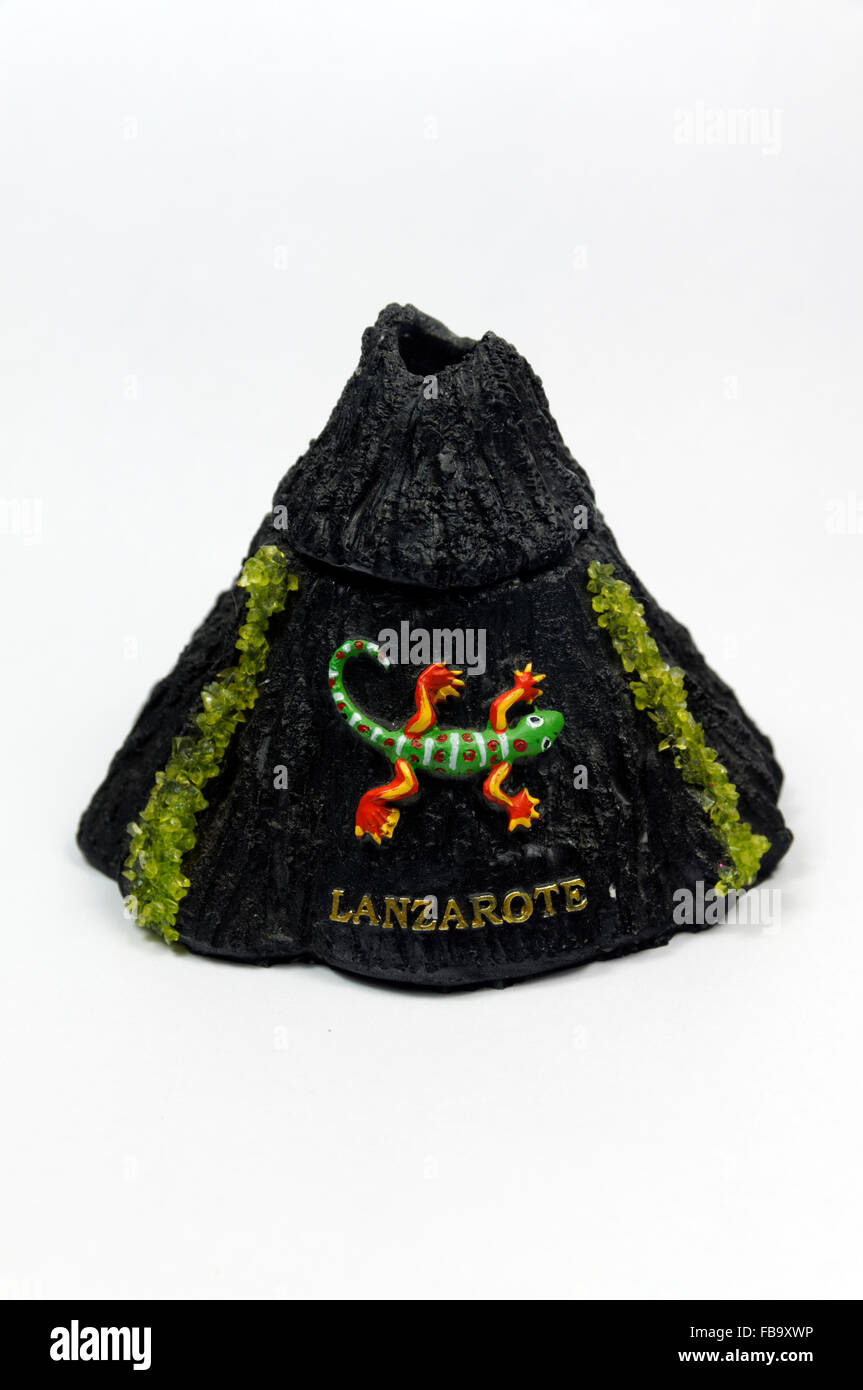 Volcano souvenir from Lanzarote, Canary Islands, Spain Stock Photo - Alamy