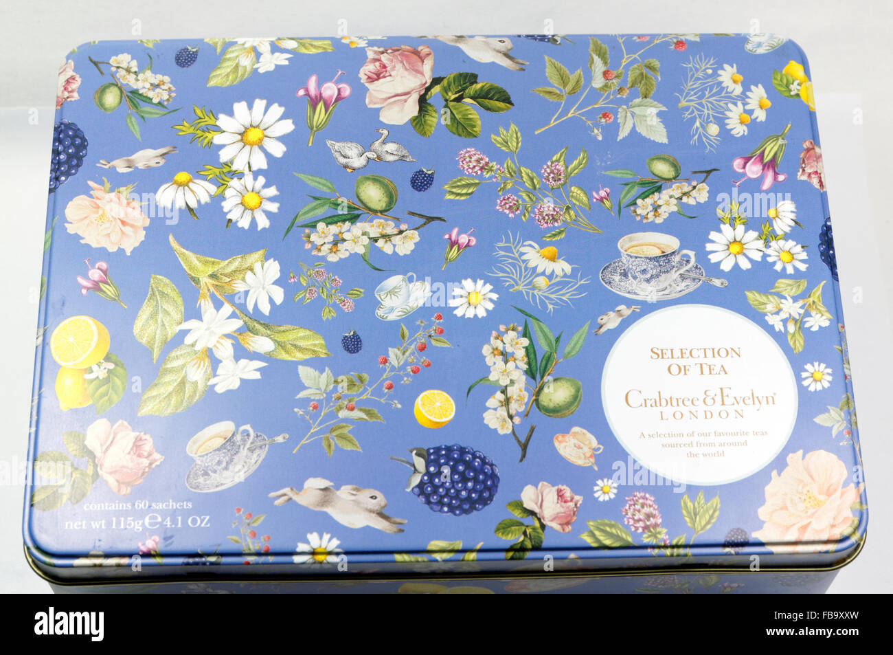 Crabtree and Evelyn tea selection box Stock Photo - Alamy