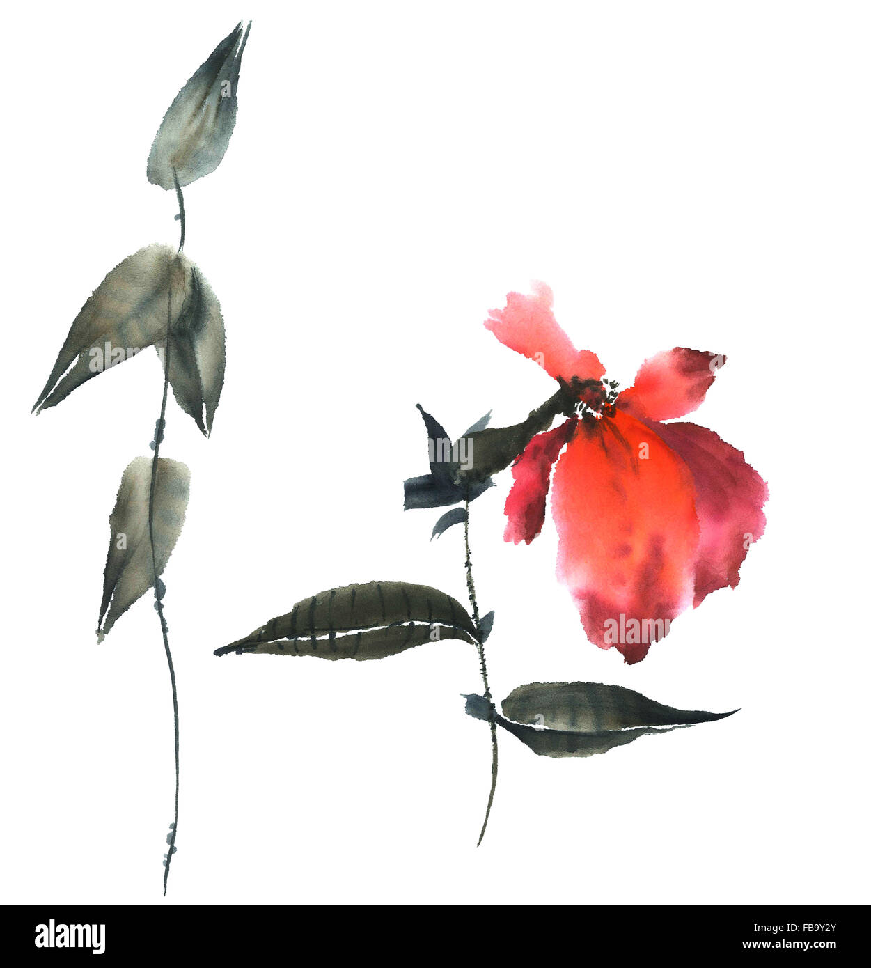 Sumi painting hi-res stock photography and images - Alamy