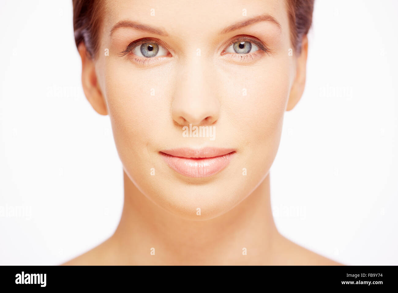 Attractive young womans face hi-res stock photography and images - Alamy