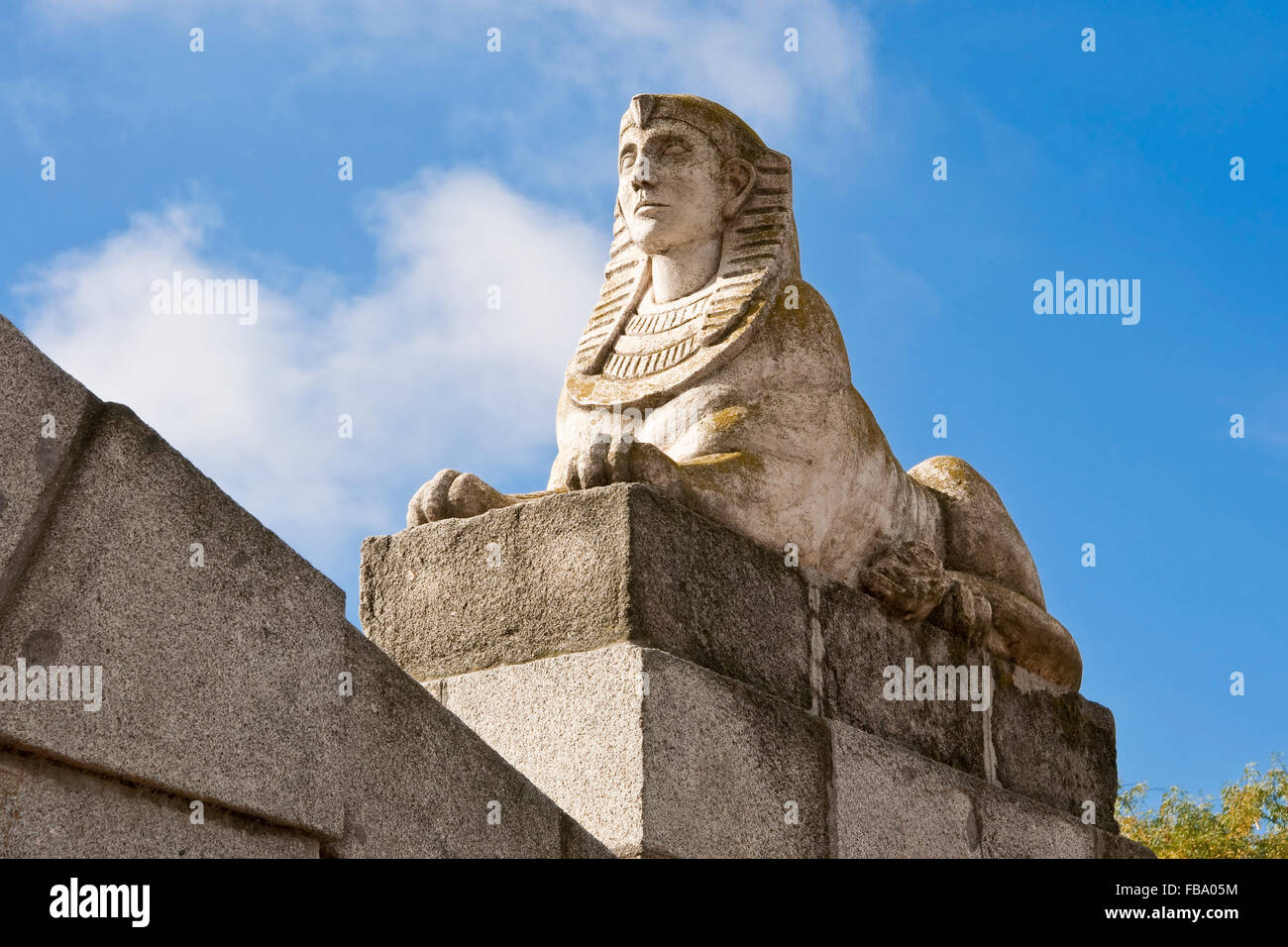 Sphinx in The Retiro Park, Madrid, Spain Stock Photo - Alamy
