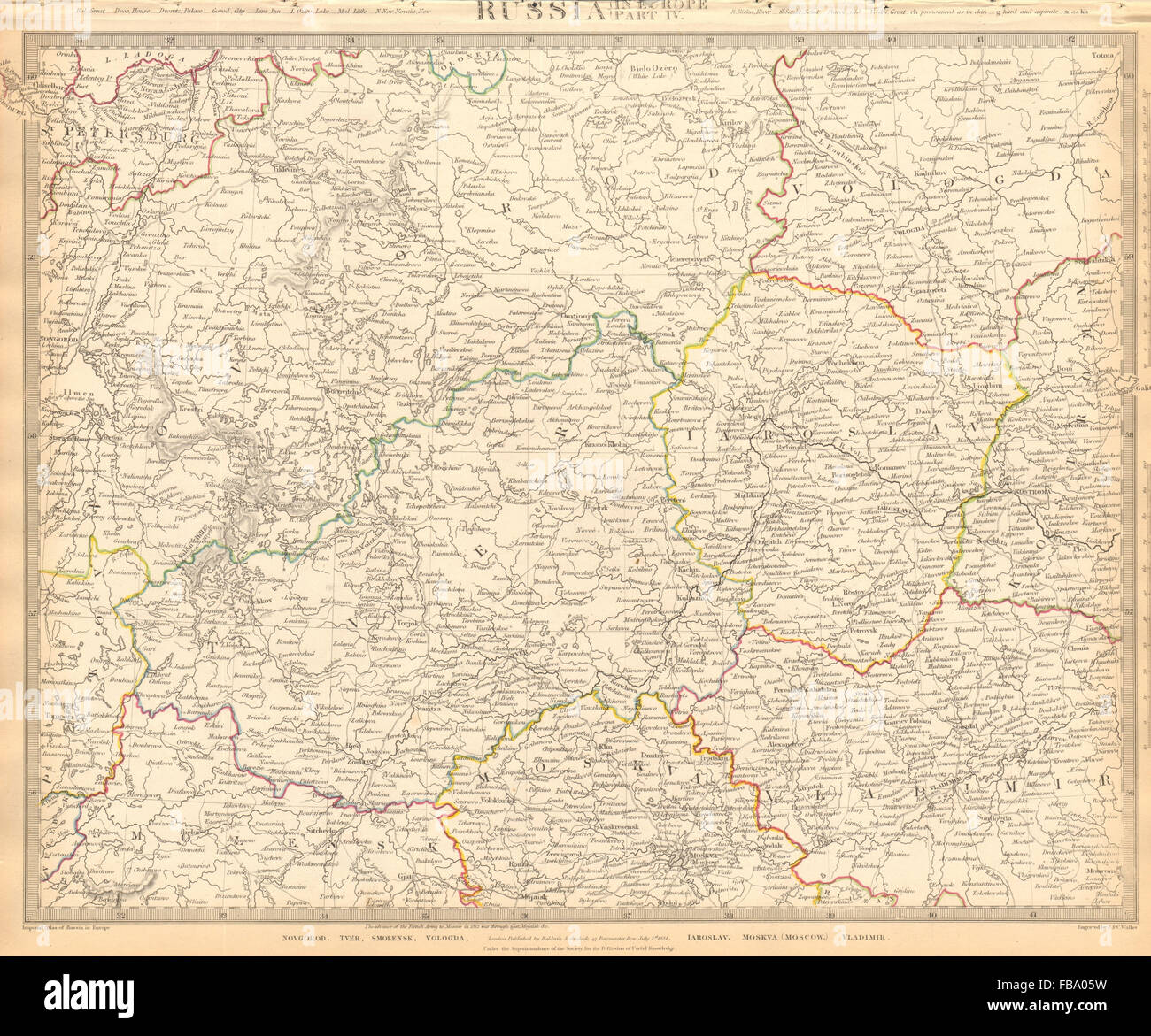 Tver map hi-res stock photography and images - Alamy