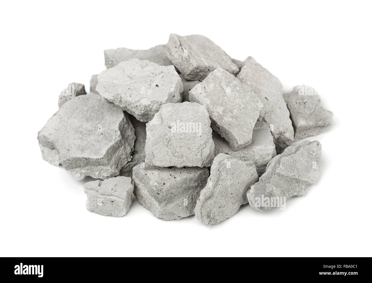 Concrete block on construction Cut Out Stock Images & Pictures - Alamy