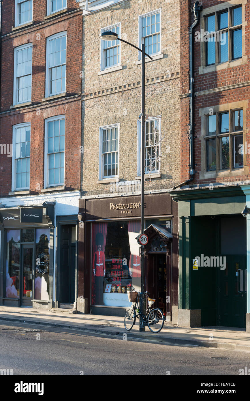 Shops and buildings in Regent Street Cambridge UK Stock Photo - Alamy