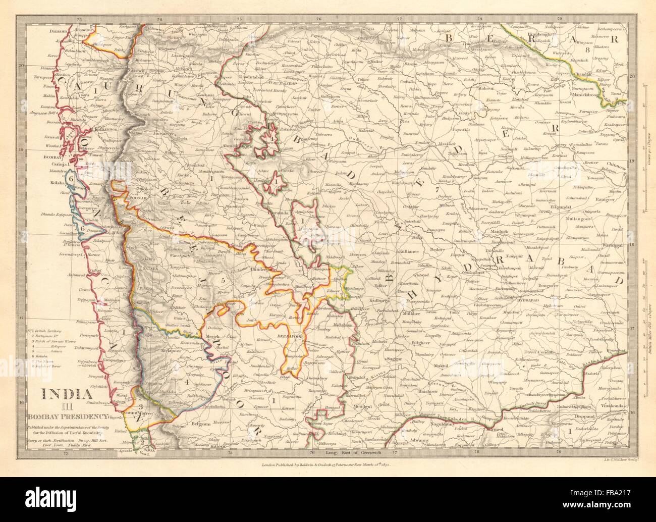 Map of mumbai hi-res stock photography and images - Alamy