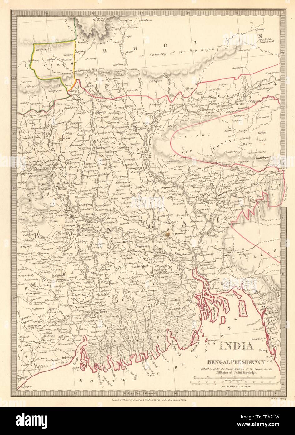 Map of sikkim hi-res stock photography and images - Alamy
