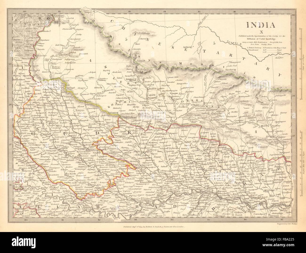 Maps of nepal hi-res stock photography and images - Alamy