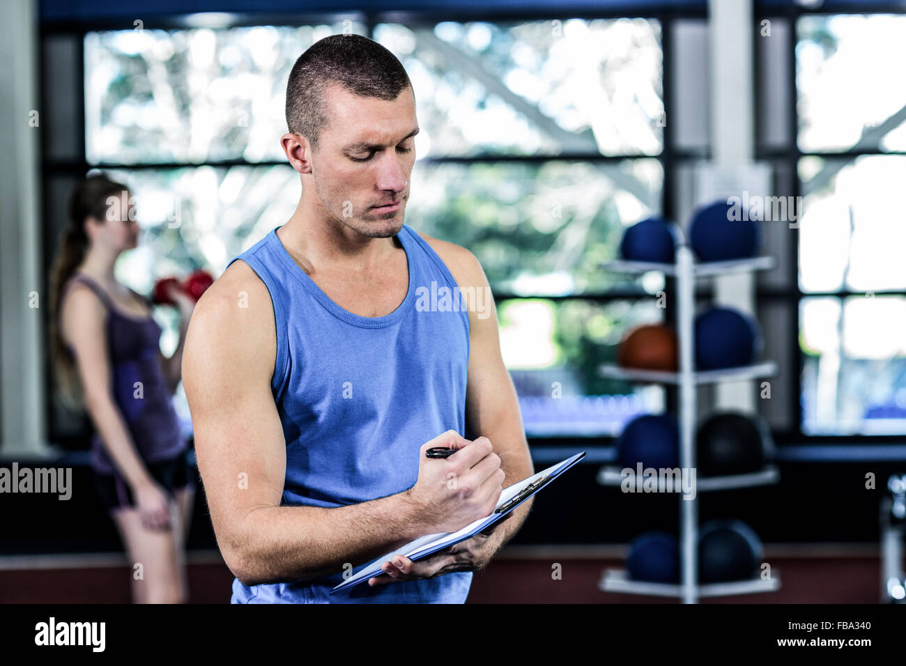 Muscular trainer hi-res stock photography and images - Alamy
