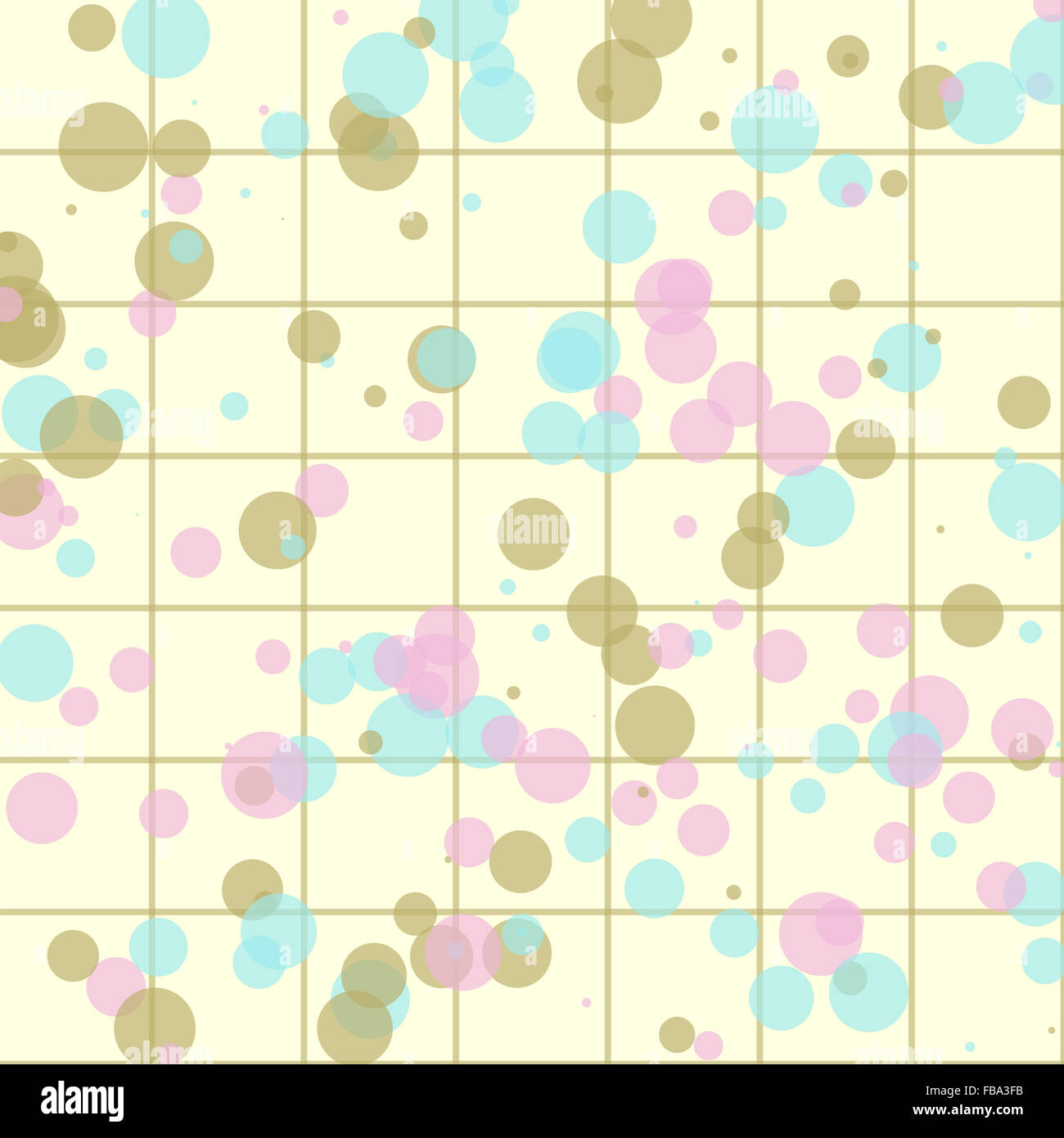 Spotted geometric pattern with lines and circles in soft pastel colors ...