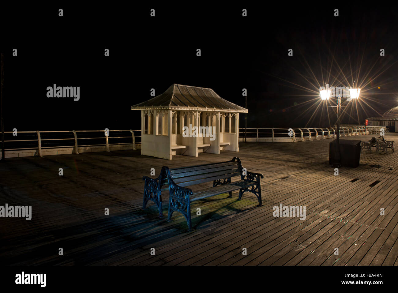 Night shot of Cromer Pier, Norfolk, UK Stock Photo - Alamy