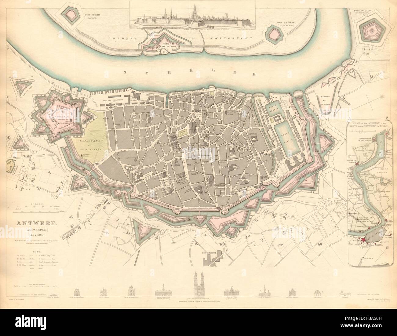 Map of antwerpen hi-res stock photography and images - Alamy