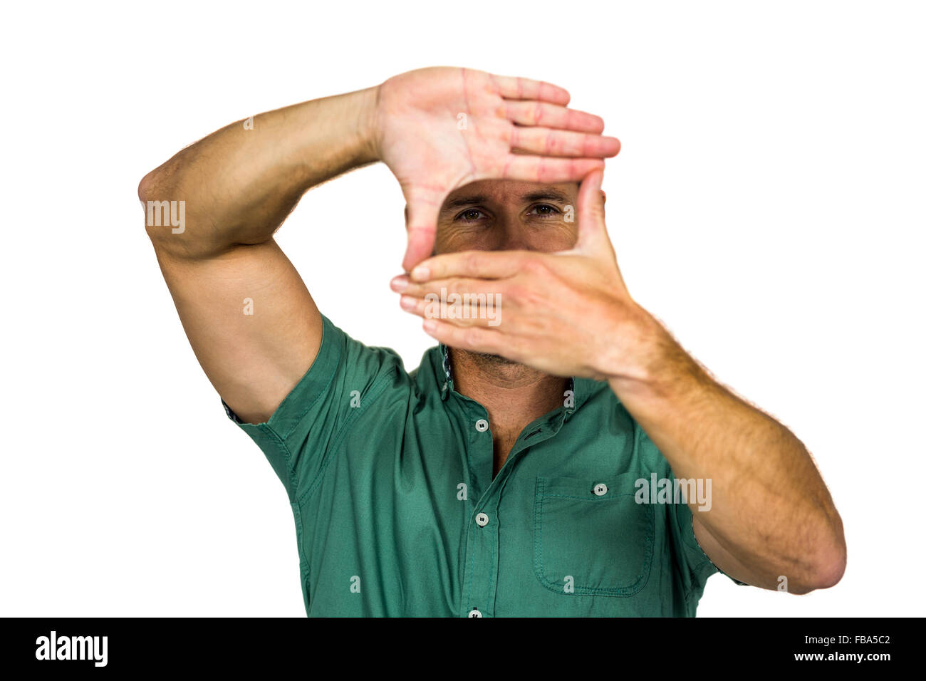 Man Hands Gesture Frame High Resolution Stock Photography and Images ...