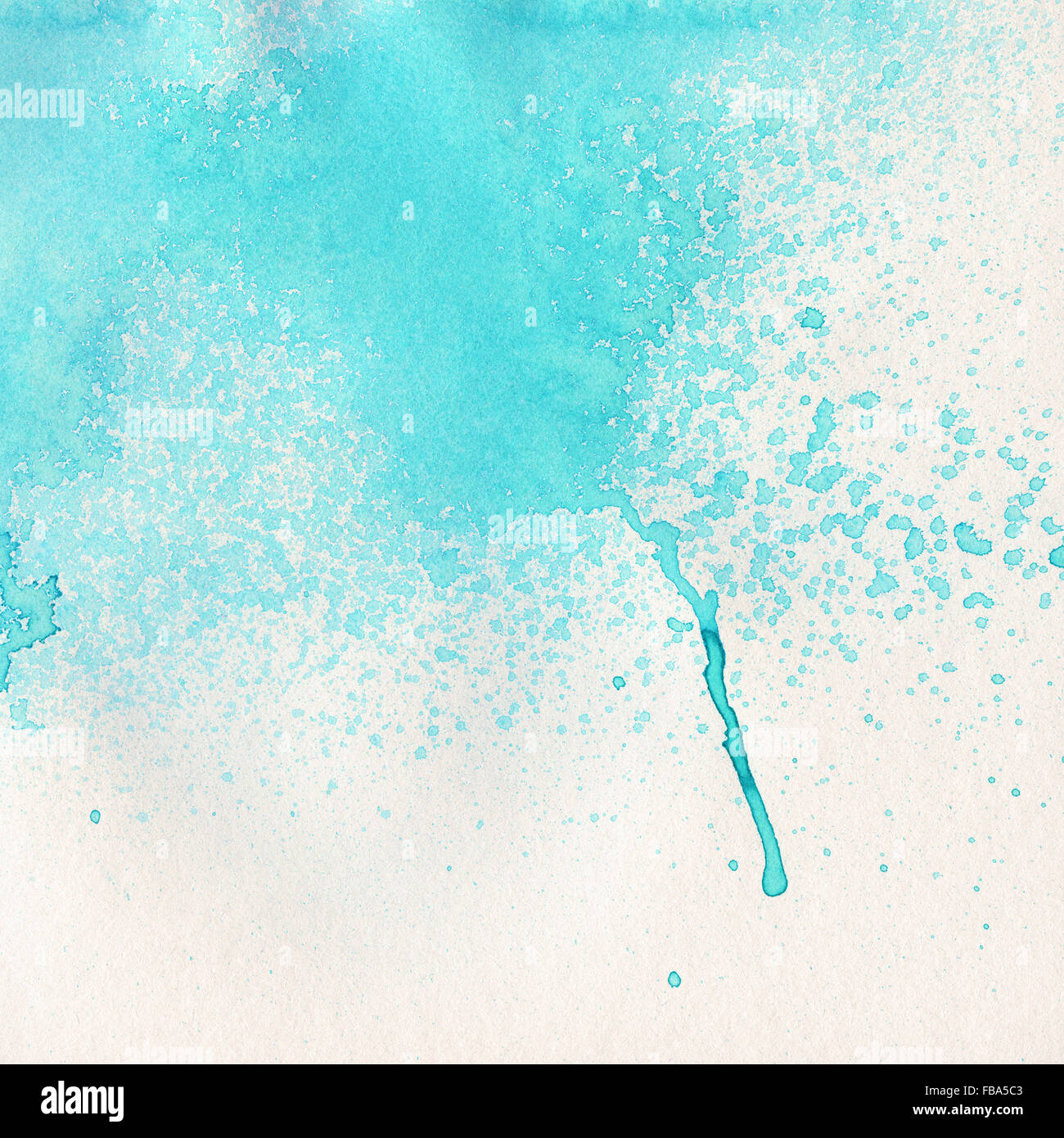Light abstract blue painted watercolor splashes background Stock Photo ...