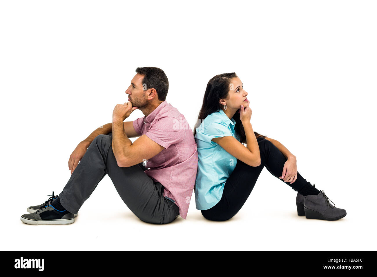 Woman hands on back Cut Out Stock Images & Pictures - Alamy