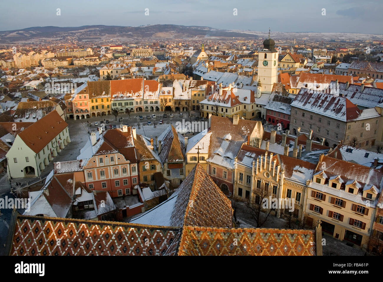 Sibiu winter hi-res stock photography and images - Alamy