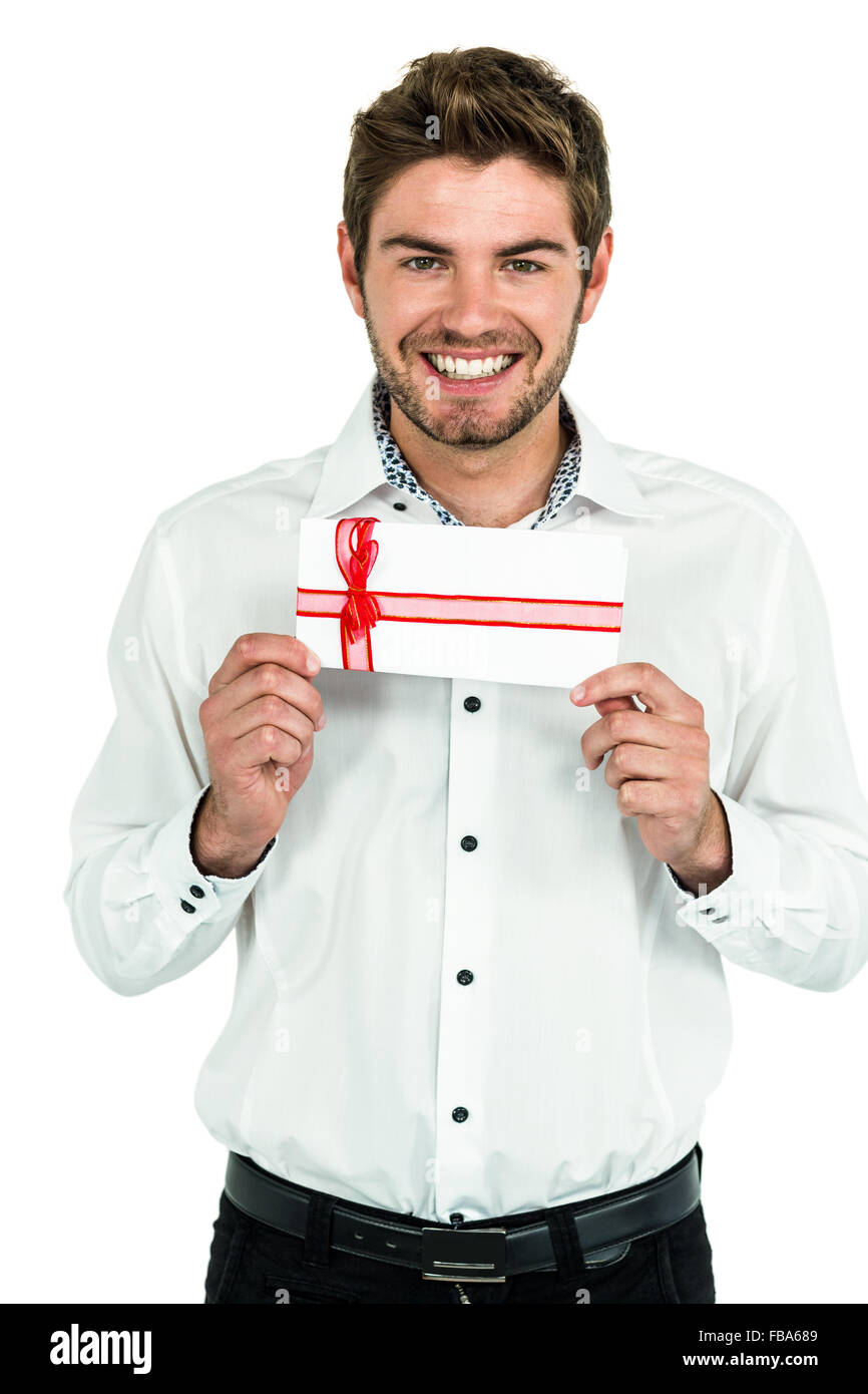 Man holding gift box hi-res stock photography and images - Alamy