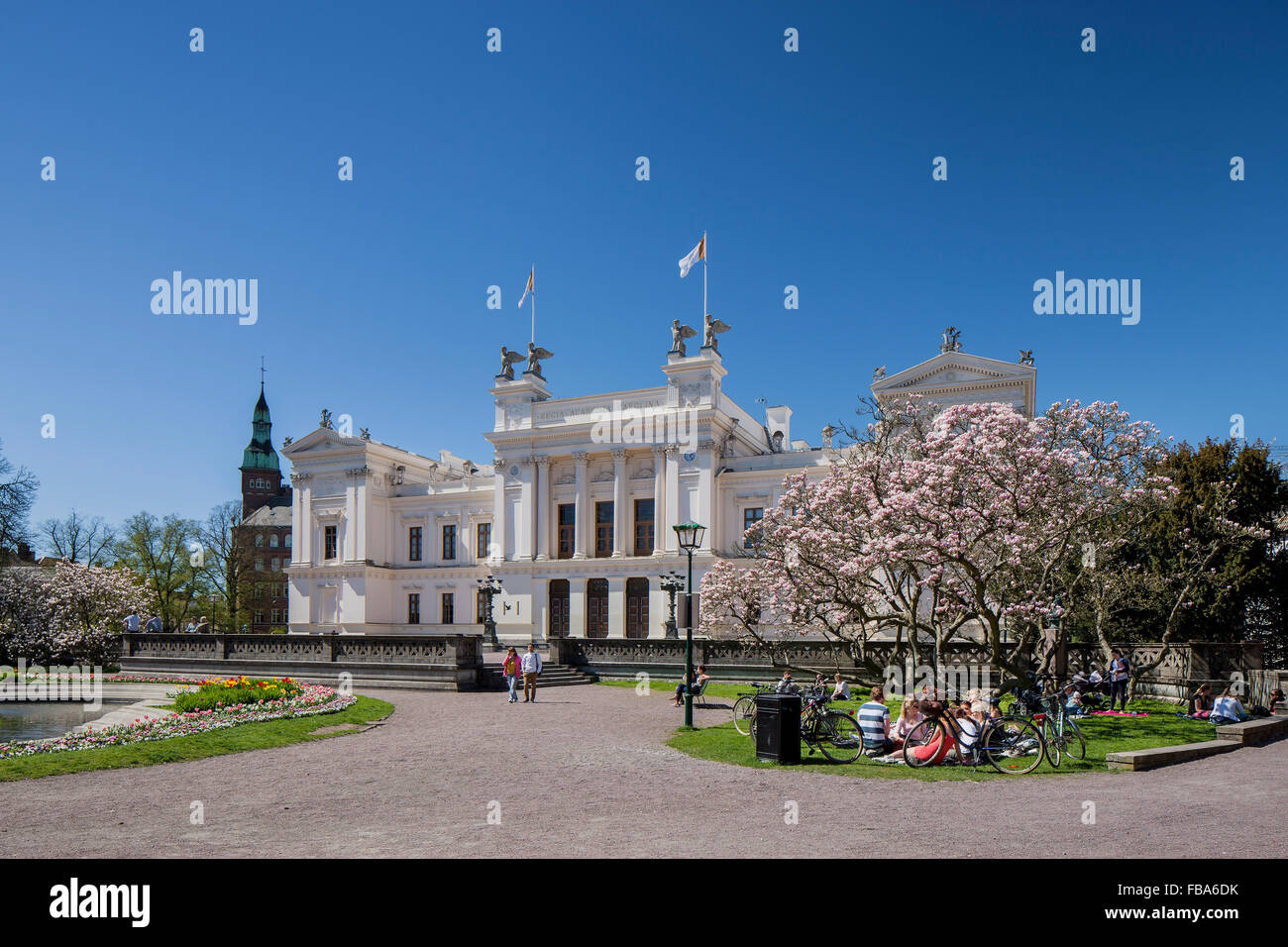 Lund university building hi-res stock photography and images - Alamy