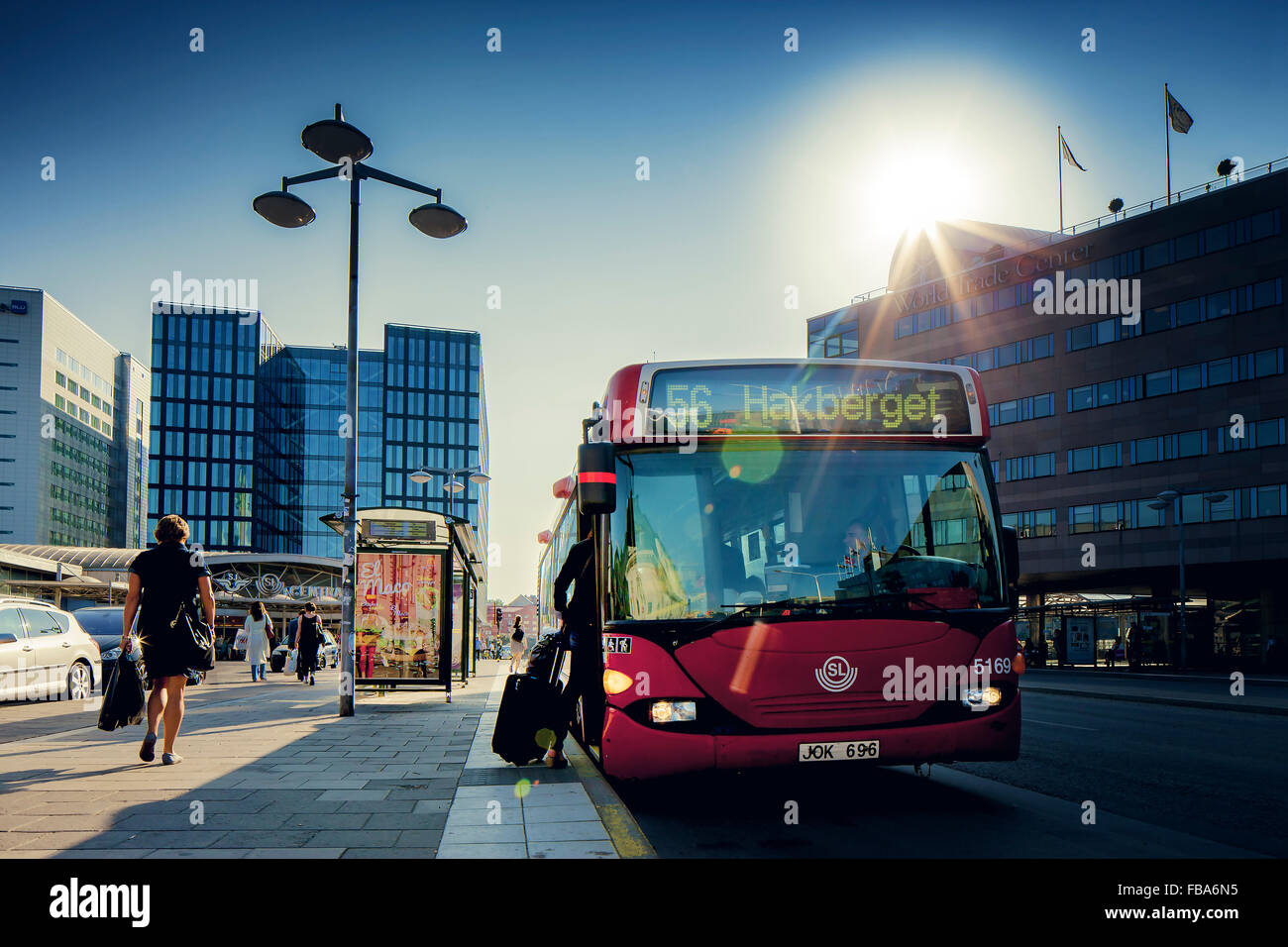 Bus stop sweden hi-res stock photography and images - Alamy