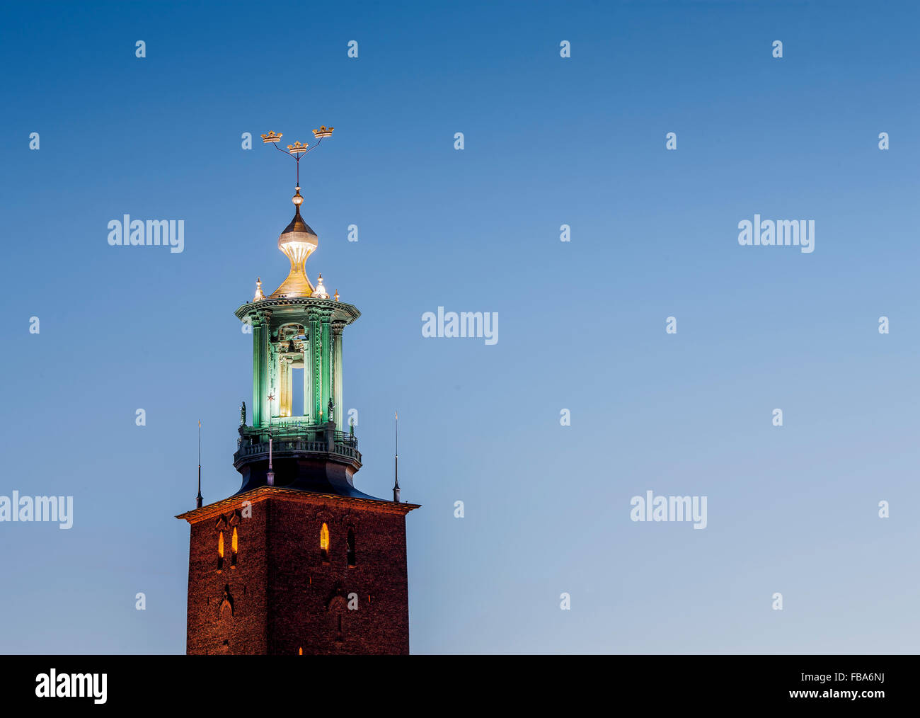 Sweden, Stockholm, View of tower Stock Photo - Alamy