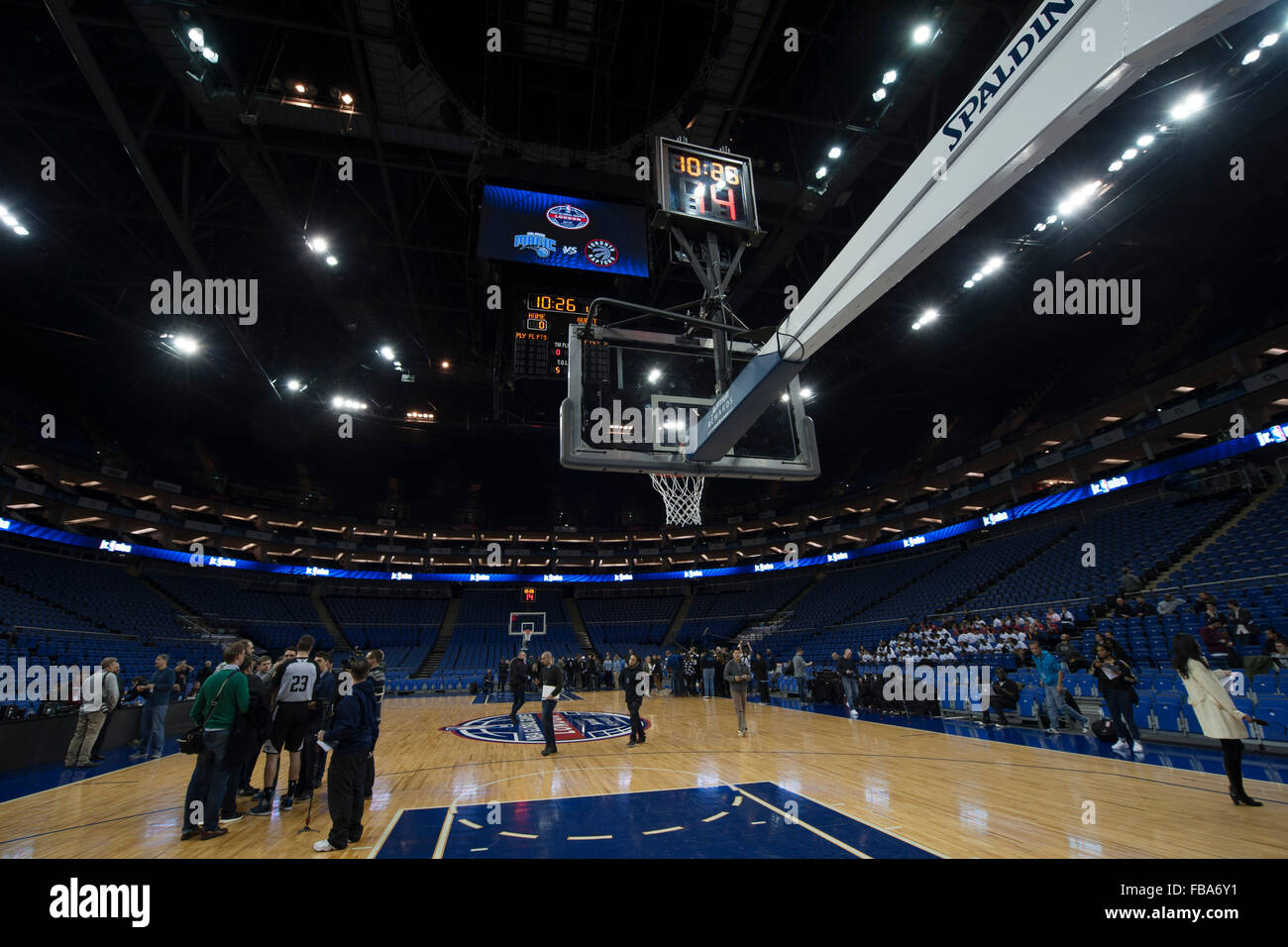 General view of basketball court hi-res stock photography and images ...