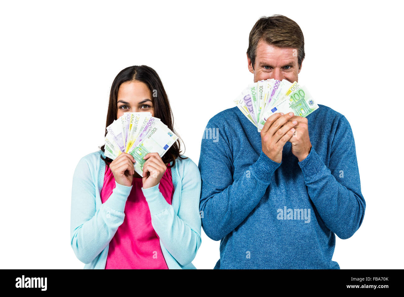 Hiding money couple hi-res stock photography and images - Alamy