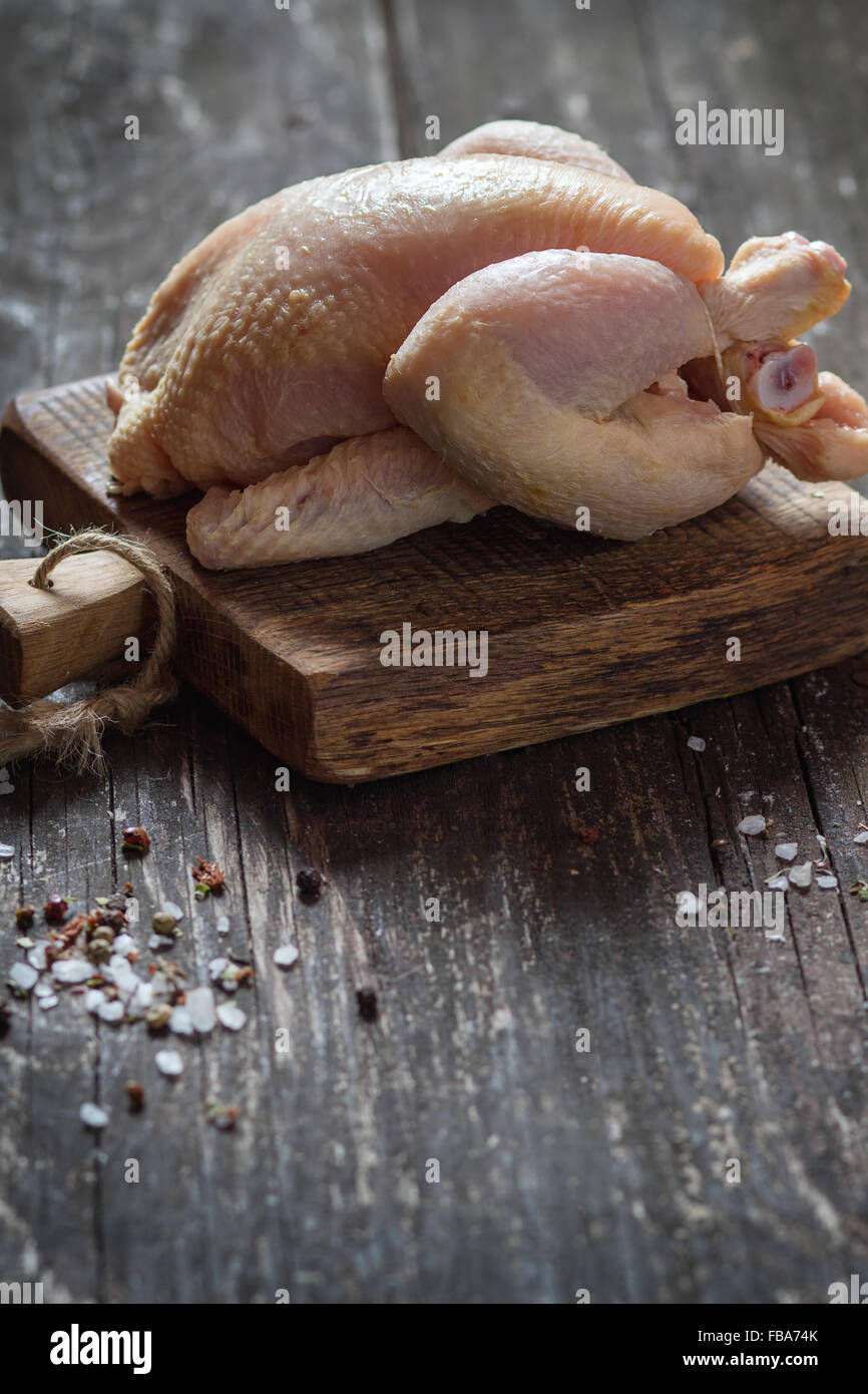 Raw mini Chicken Stock Photo - Alamy