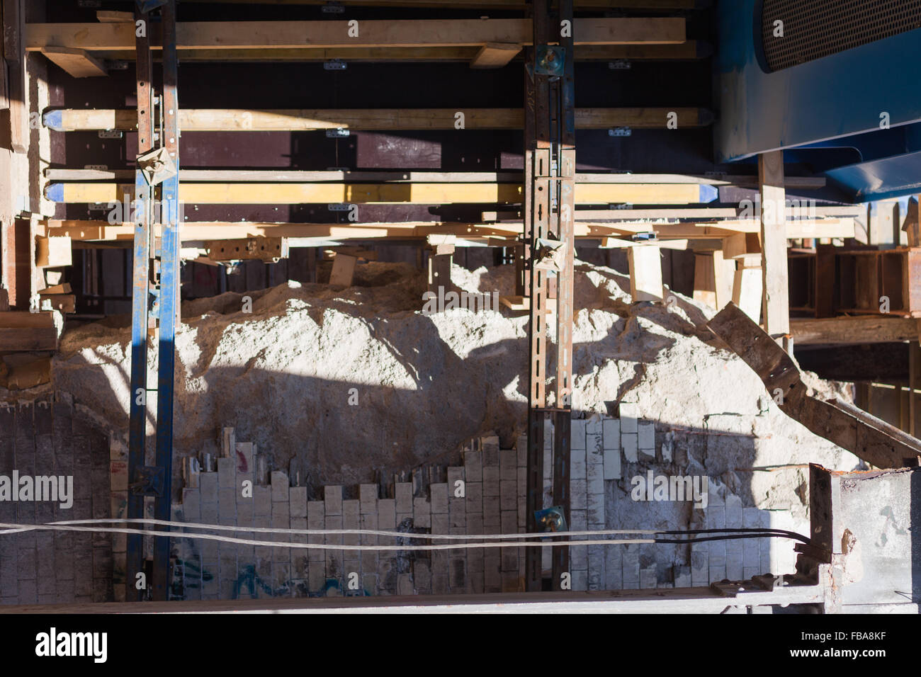 Bridge under construction in Germany, seen in the afternoon Stock Photo ...