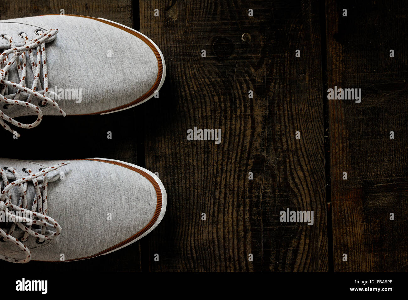 Empty shoes from above hi-res stock photography and images - Alamy