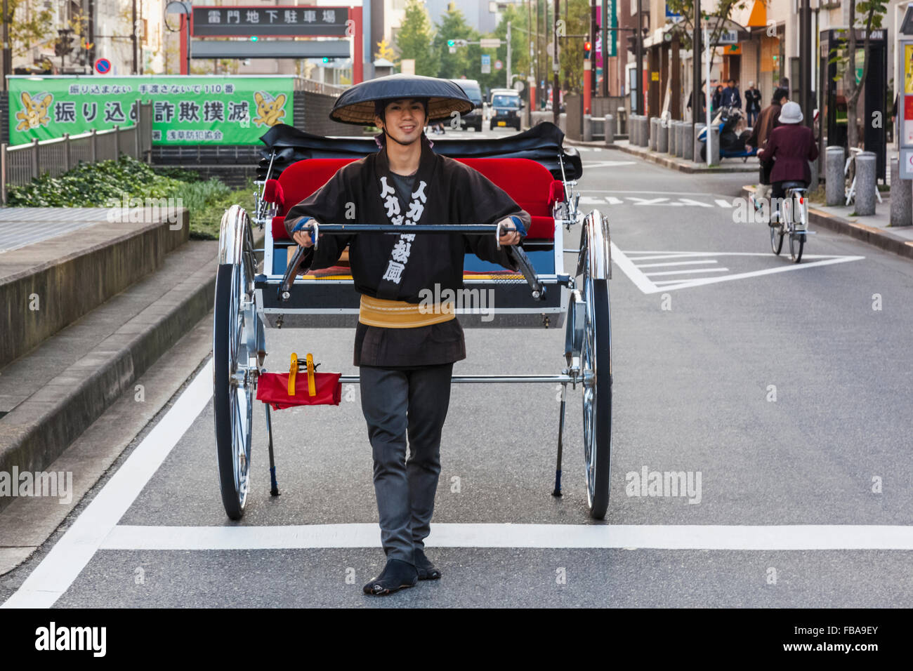 Japan, Honshu, Tokyo, Asakusa, Rickshaw Stock Photo - Alamy
