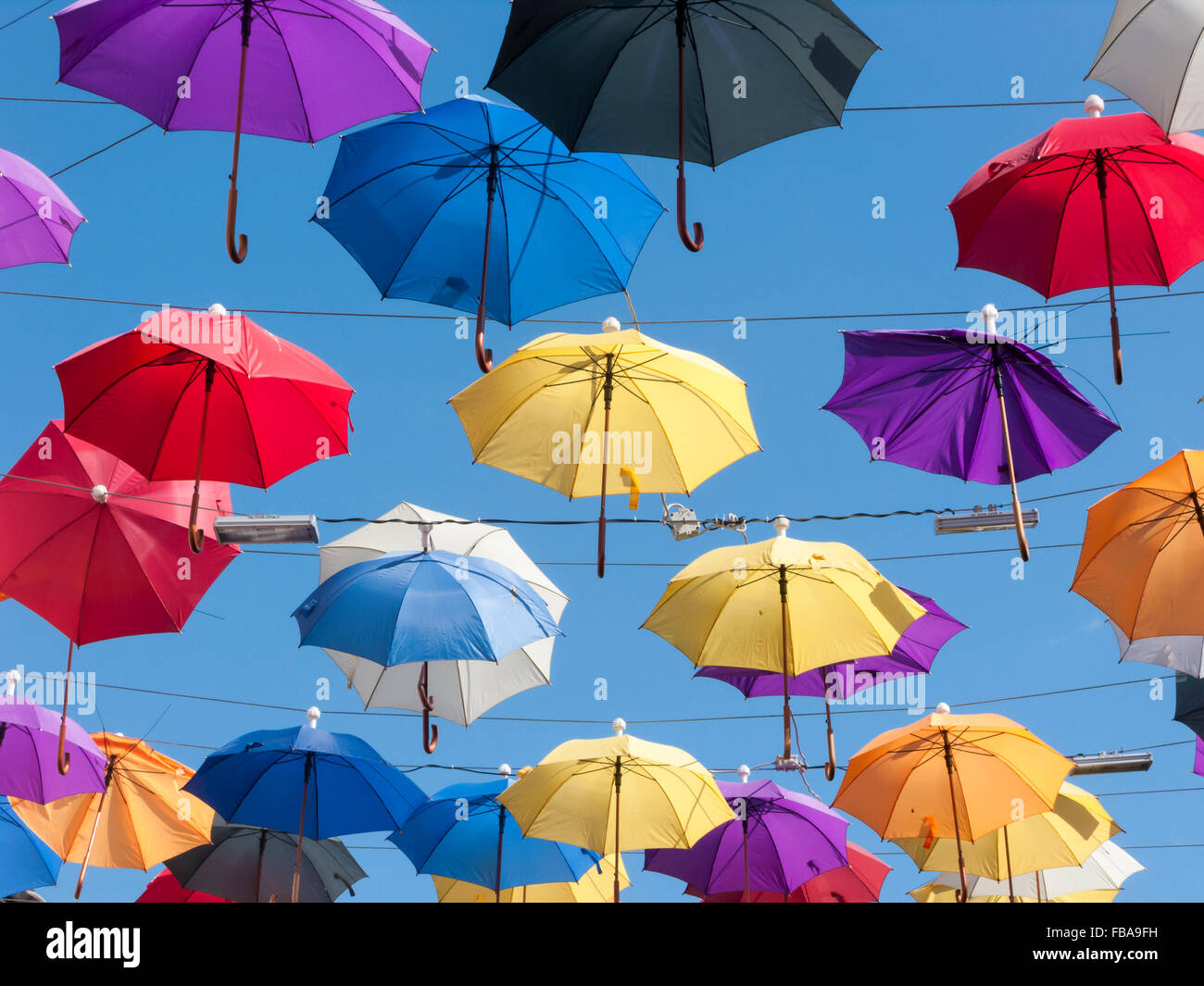 Umbrella street antalya hi-res stock photography and images - Alamy