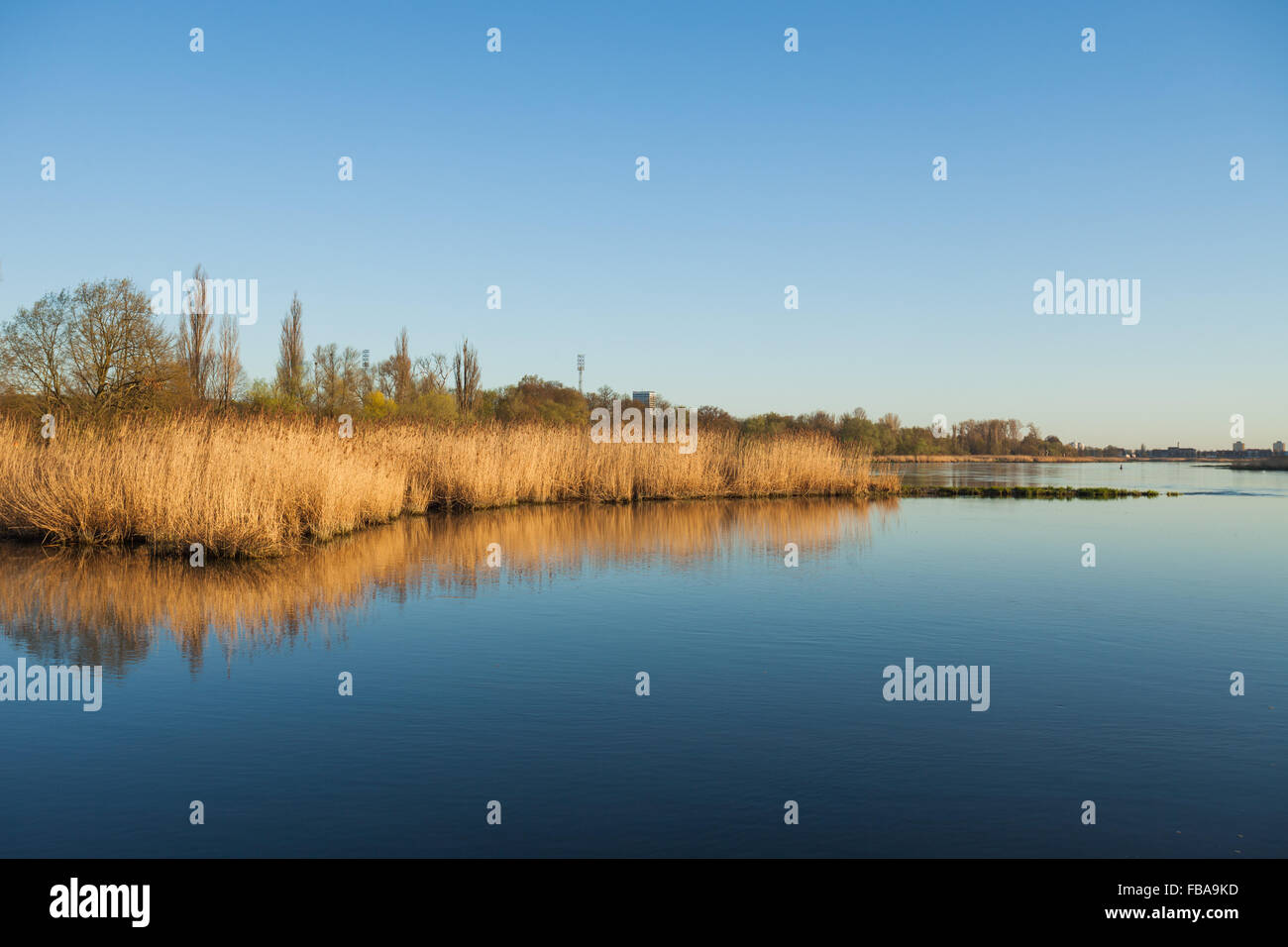 Oder River between Frankfurt (Oder), Germany and Slubice, Poland Stock ...