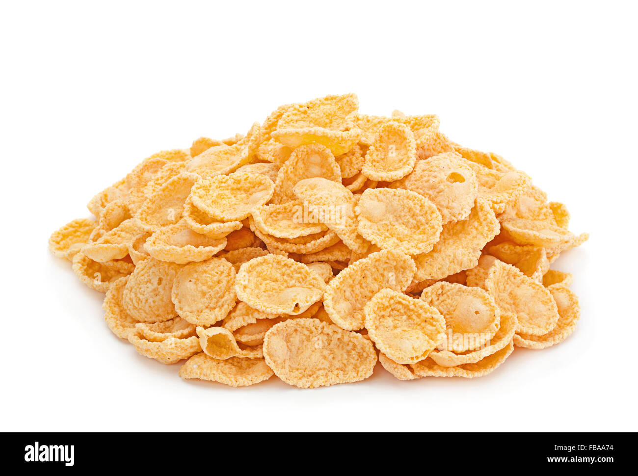 Corn flakes texture Cut Out Stock Images & Pictures - Alamy
