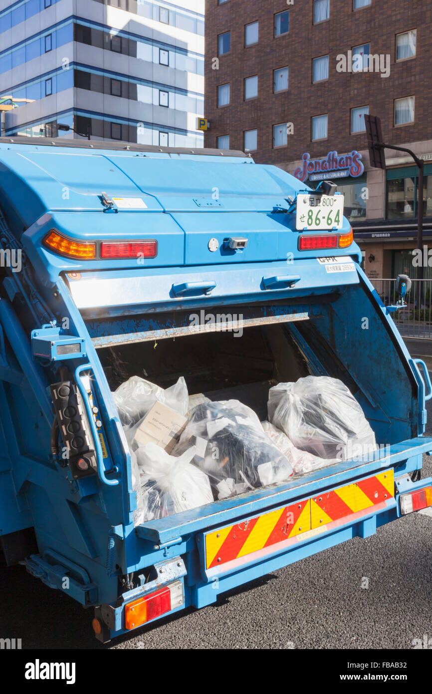 Japan, Honshu, Tokyo, Garbage Collection Truck Stock Photo - Alamy