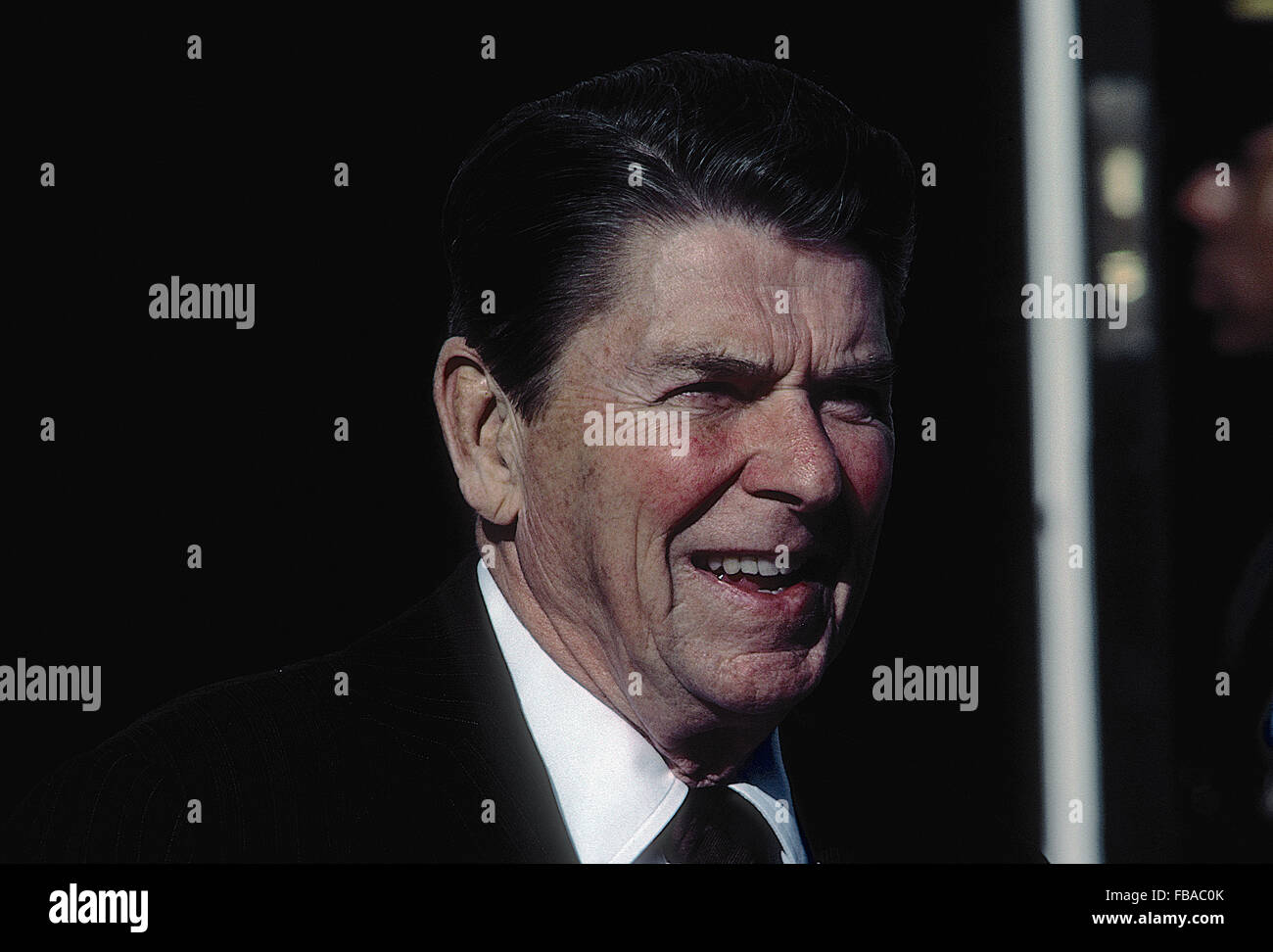 Washington, DC., USA, 14th January, 1985 President Ronald Reagan ...