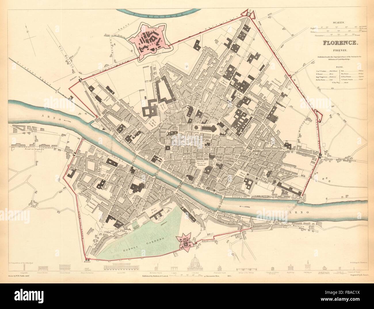 Firenze maps hi-res stock photography and images - Alamy