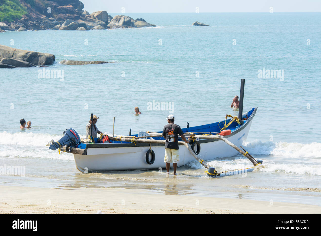 Indian goan bay ocean hi-res stock photography and images - Alamy