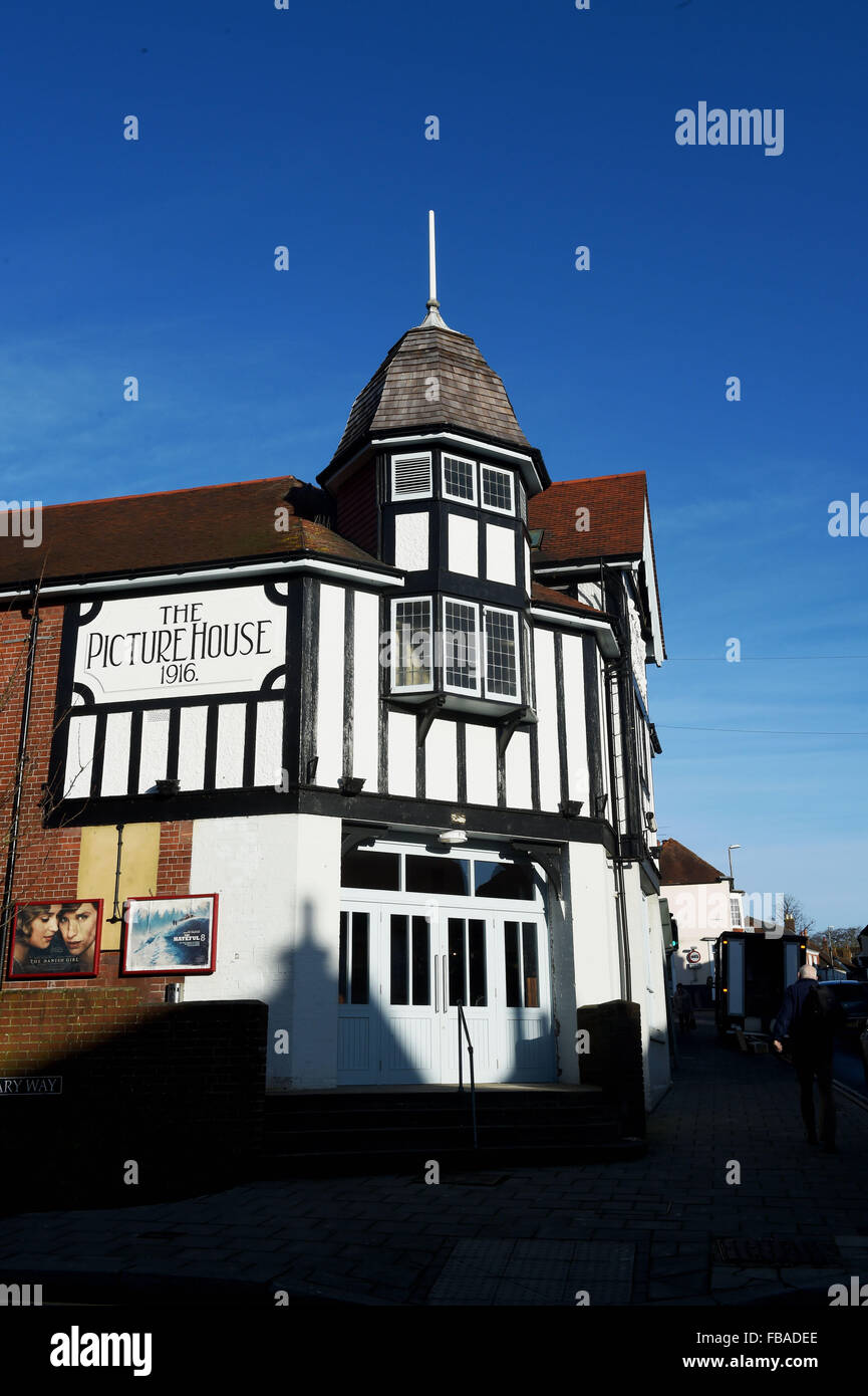 The Picture House cinema in Uckfield High Street East Sussex UK which ...