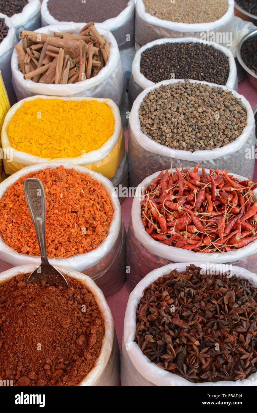 Spices india indian hi-res stock photography and images - Alamy
