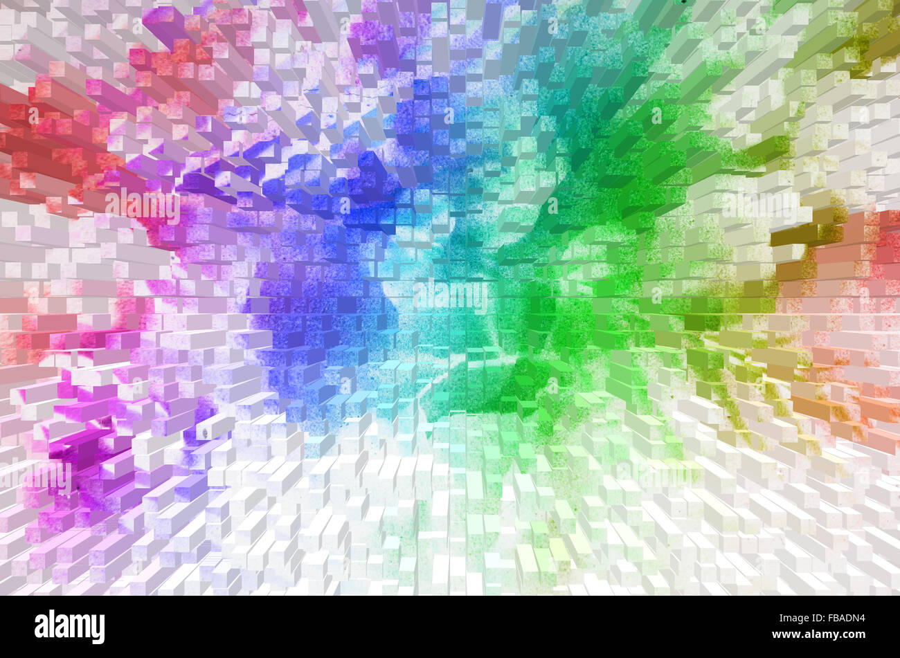 abstract multicolor background with square pattern Stock Photo - Alamy