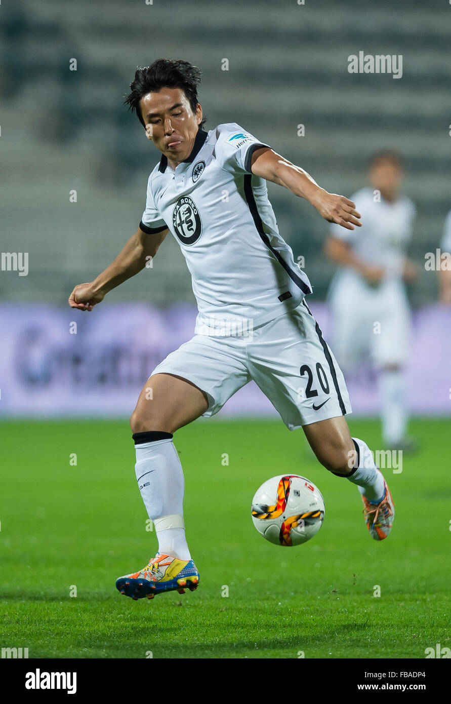 Dubai, UAE. 12th Jan, 2016. Frankfurt's Makoto Hasebe in action during ...