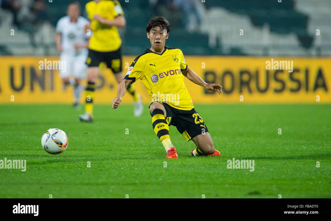 Dubai, UAE. 12th Jan, 2016. Dortmund's Shinji Kagawa in action during ...