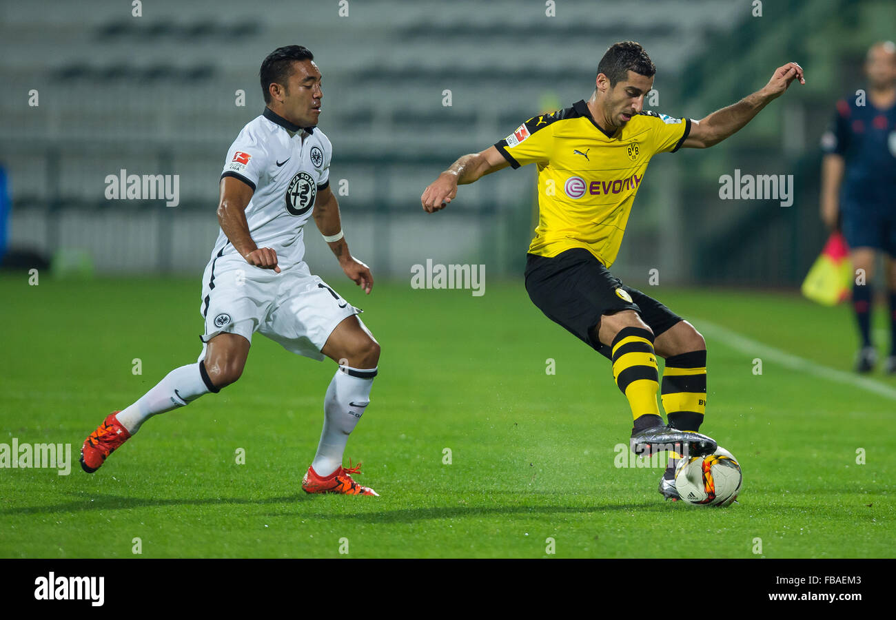 Dubai, UAE. 12th Jan, 2016. Dortmund's Henrikh Mkhitaryan (r) and ...