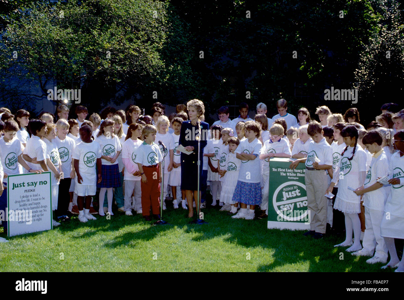 Nancy reagan just say no hi-res stock photography and images - Alamy