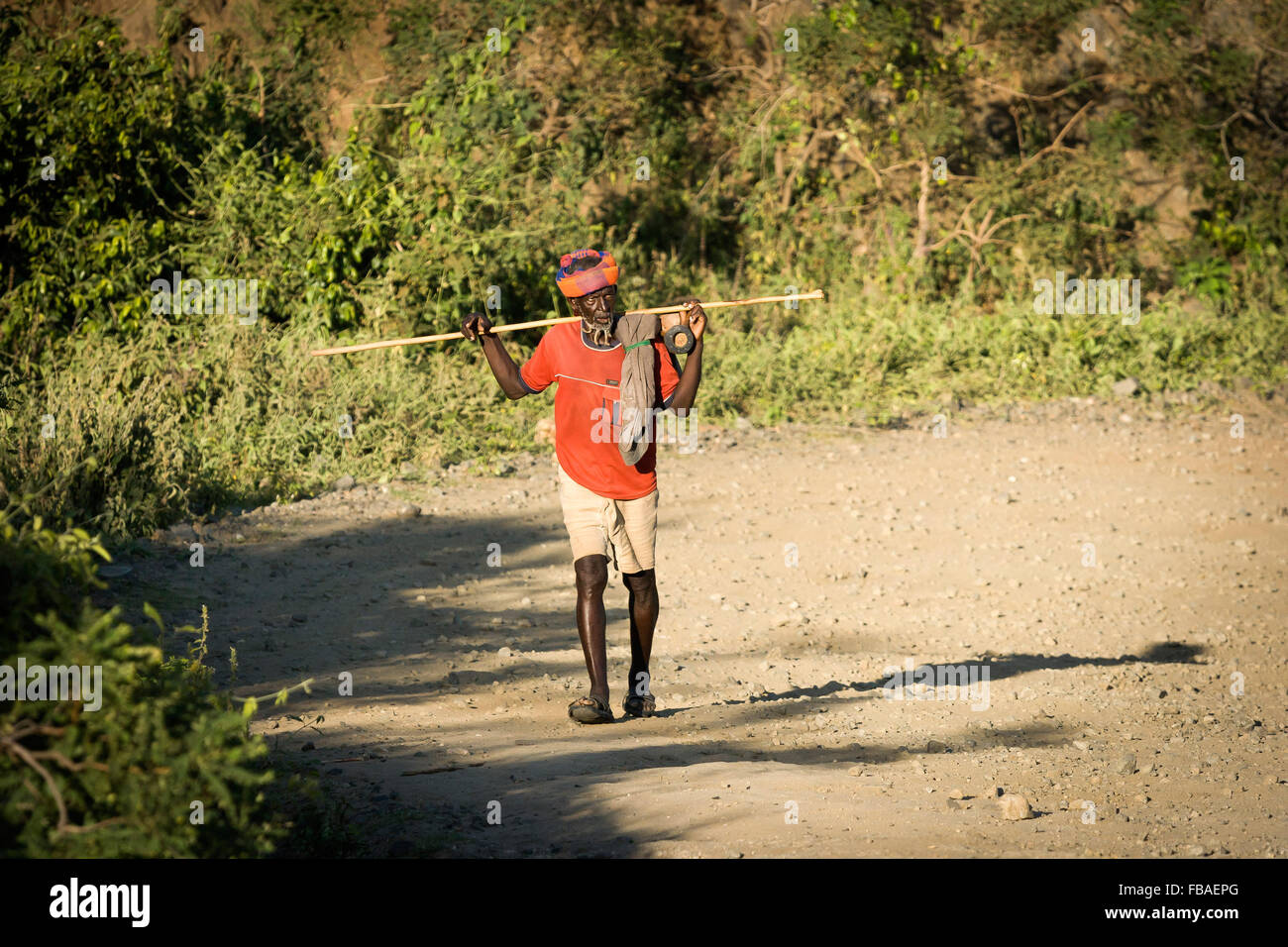 Old man from Konso tribe, Omo Region, Ethiopia Stock Photo - Alamy
