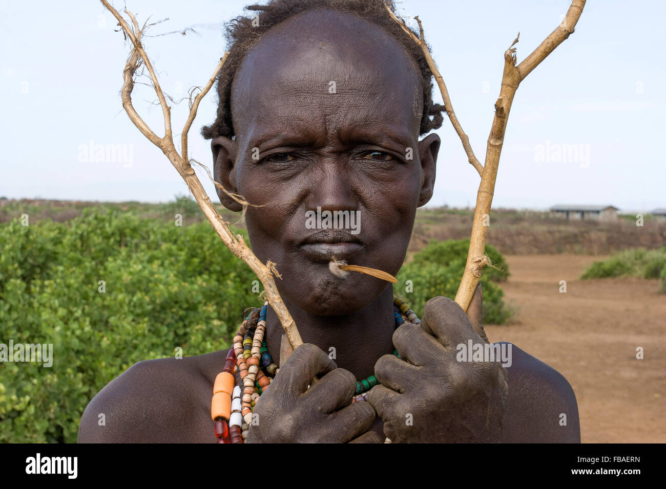 Woman from Galeb tribe, Omorate,Omo Valley, Ethiopia Stock Photo - Alamy