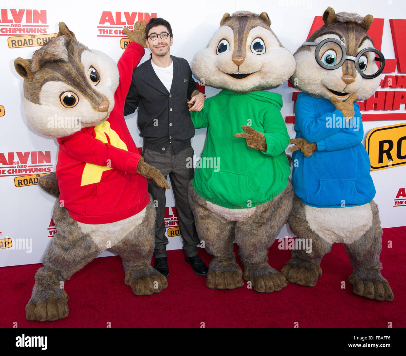 'Alvin and the Chipmunks: The Road Chip' premiere at the Darryl F ...