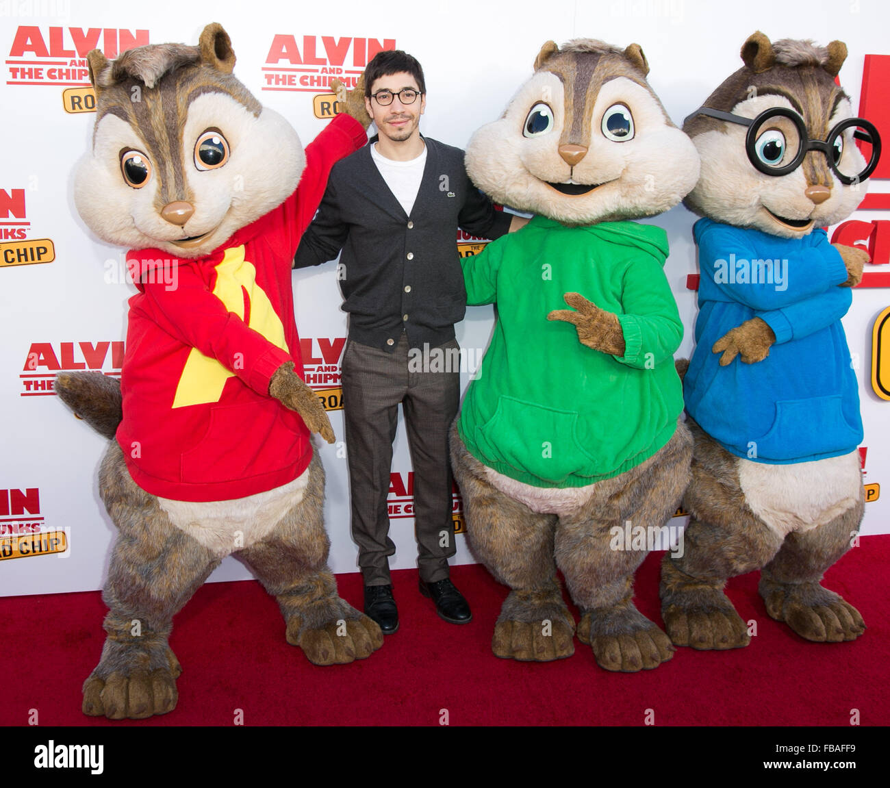 'Alvin and the Chipmunks: The Road Chip' premiere at the Darryl F ...