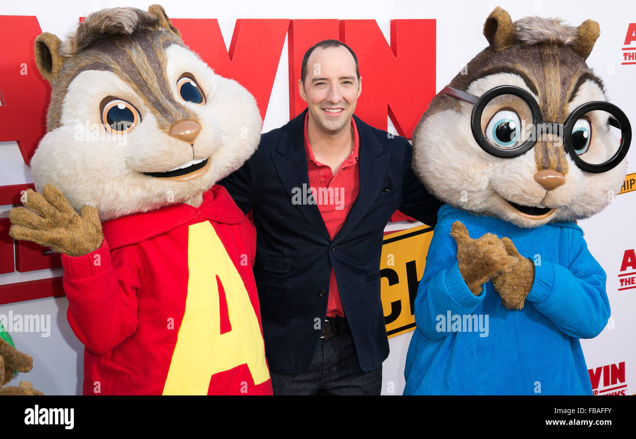 'Alvin and the Chipmunks: The Road Chip' premiere at the Darryl F. Zanuck Theatre Featuring ...