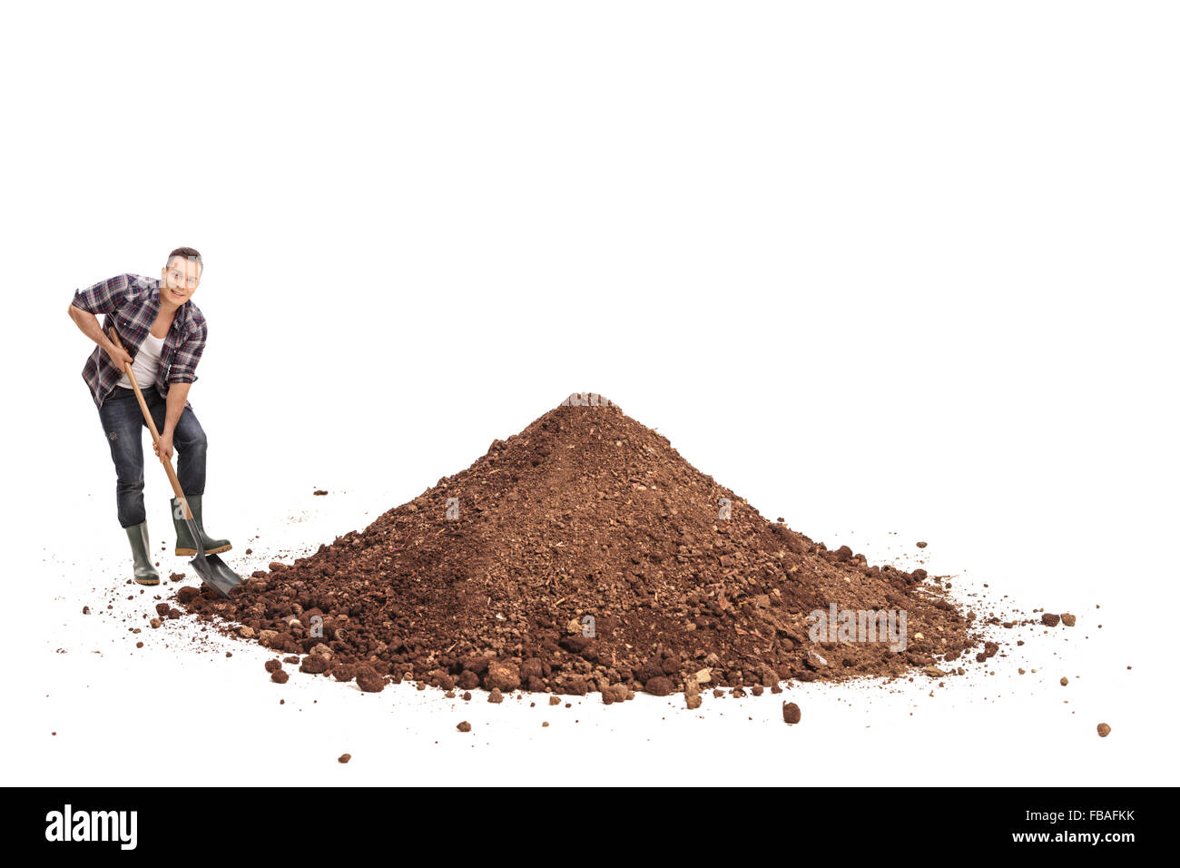 Shoveling dirt hi-res stock photography and images - Alamy